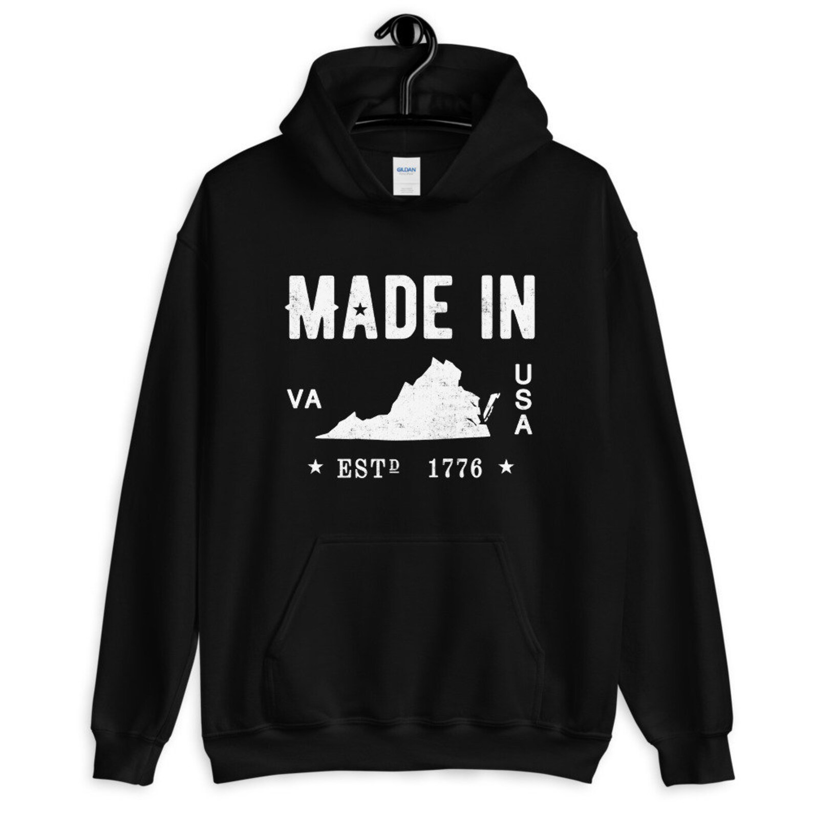 Made in Virginia Unisex Hoodie, Virginia Hoodie, Old Dominion, Virginia ...