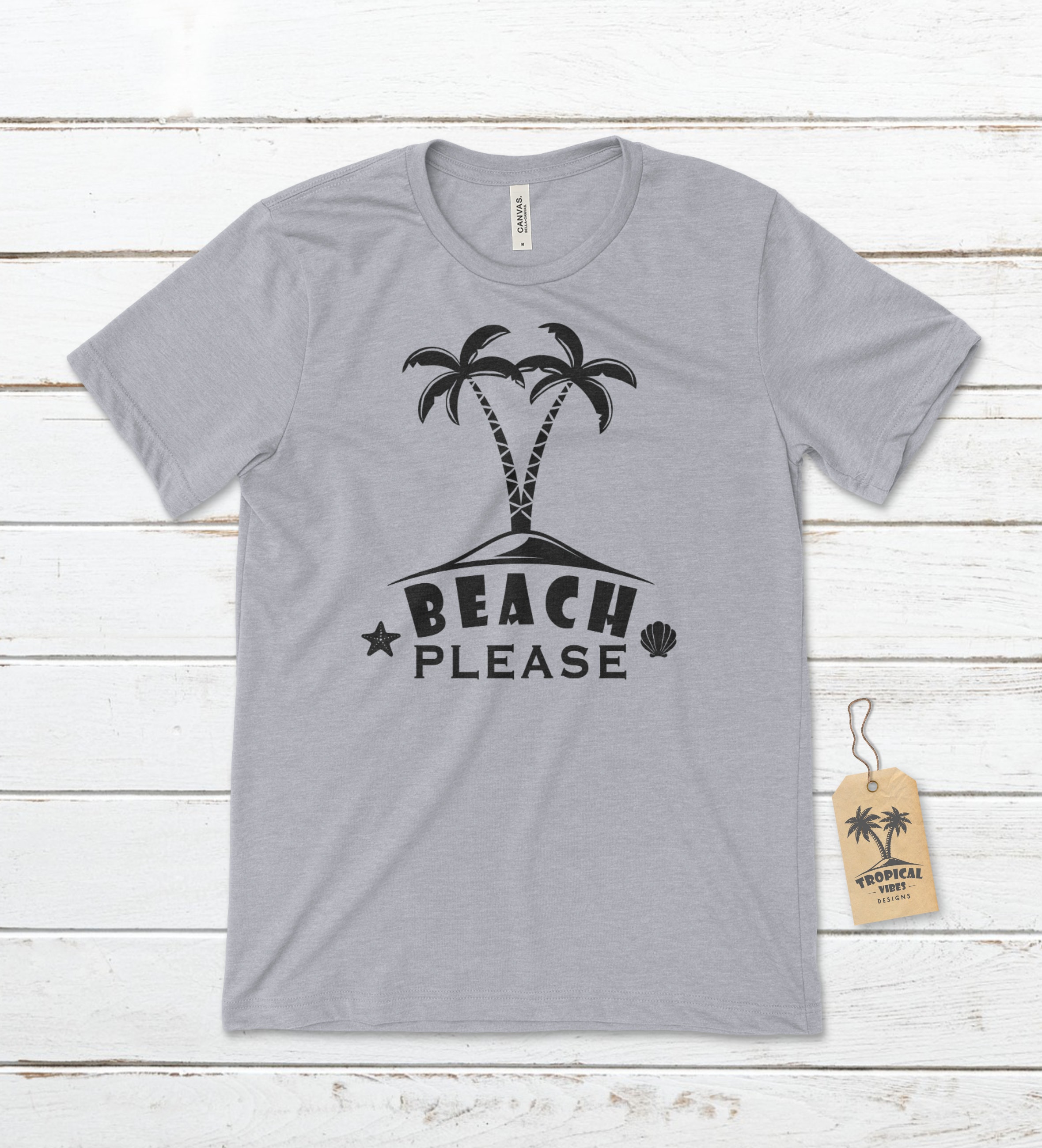 Beach Please T-shirt, Beachy Shirts, Summer Shirts, Tropical T-shirts ...