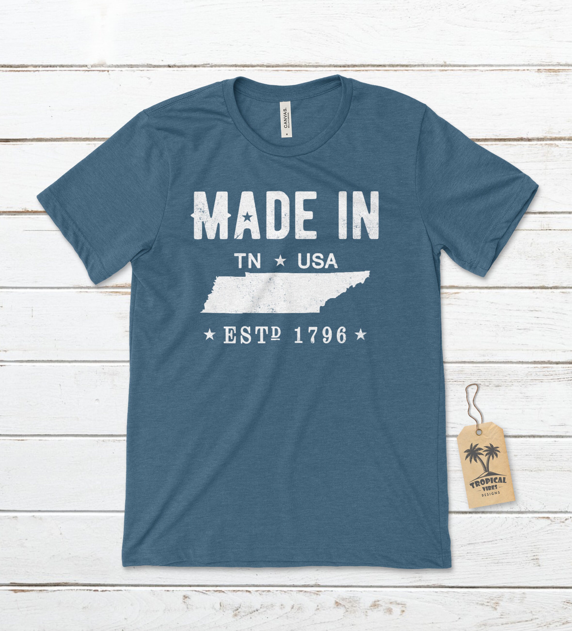 Made in Tennessee Unisex T-shirt, Tennessee T-shirt, Tennessee Native ...