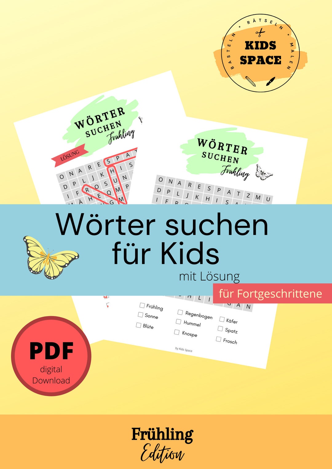 Advanced Word Search | Riddles for Kids | Spring | to Print | Digital ...