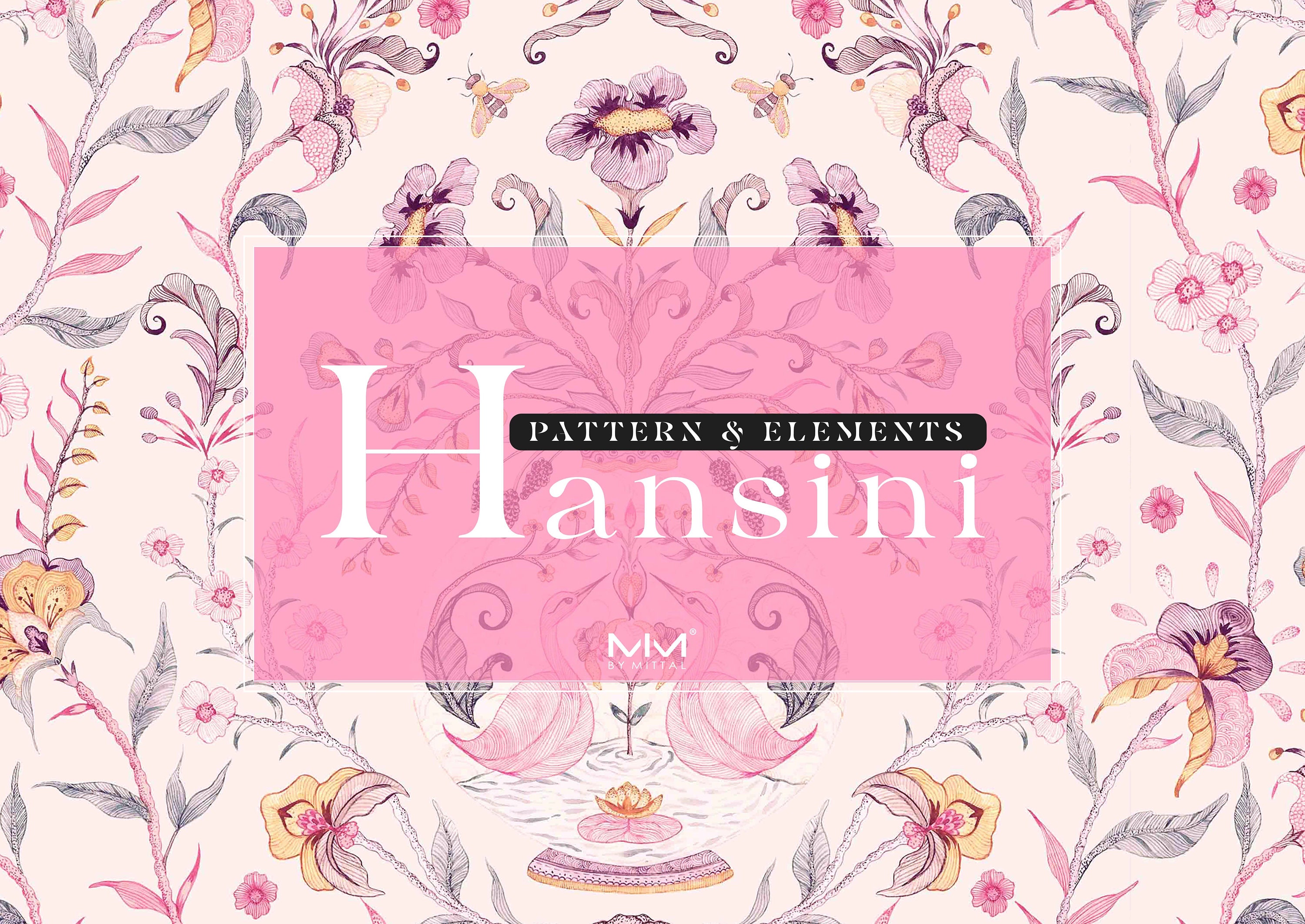 Hansini Floral Print Flora Fauna Pattern Vintage Print Wallpaper Design ...