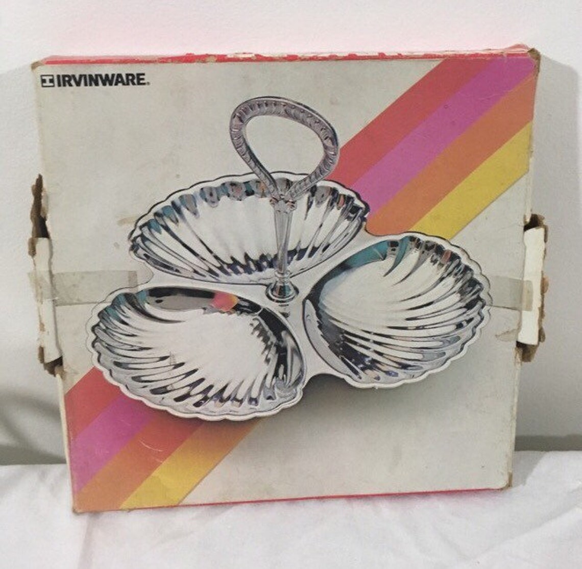 Vintage 1970s Tidbit Tray Chromeware Serving Ware Party Snack - Etsy