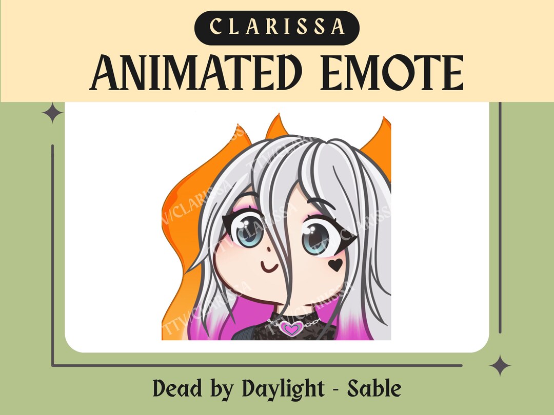 Dead by Daylight Sable "this is Fine" Animated Emote (digital Download ...