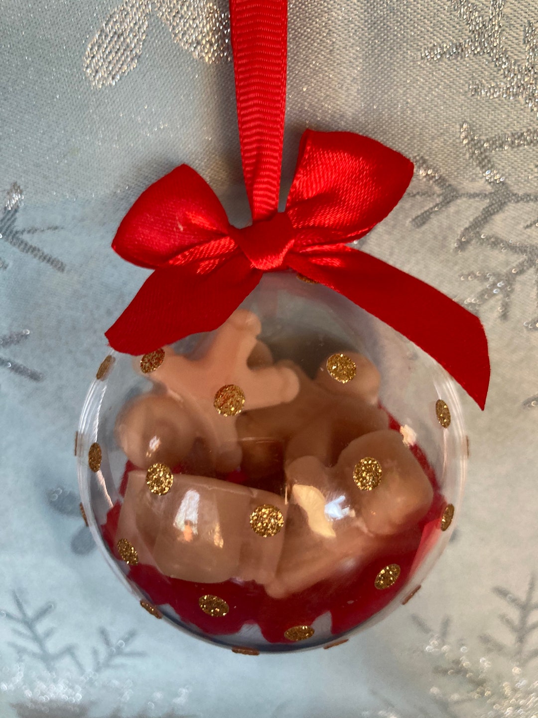 Gingerbread Fragrance Soy Wax Melt Filled Bauble - Etsy UK