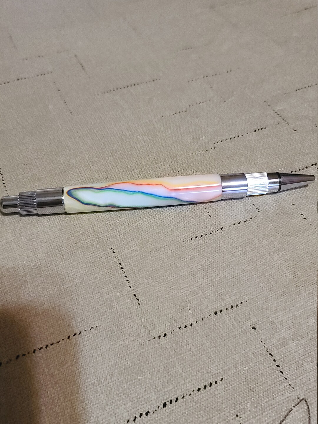 Stratus Chrome Rainbow Swirl Pen - Etsy
