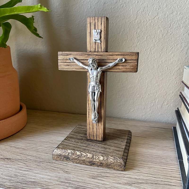 Table Desk Crucifix - Etsy
