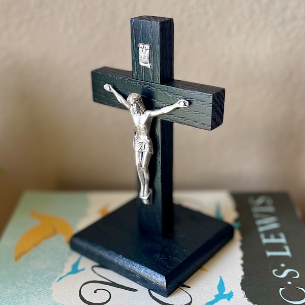 Black Crucifix - Etsy