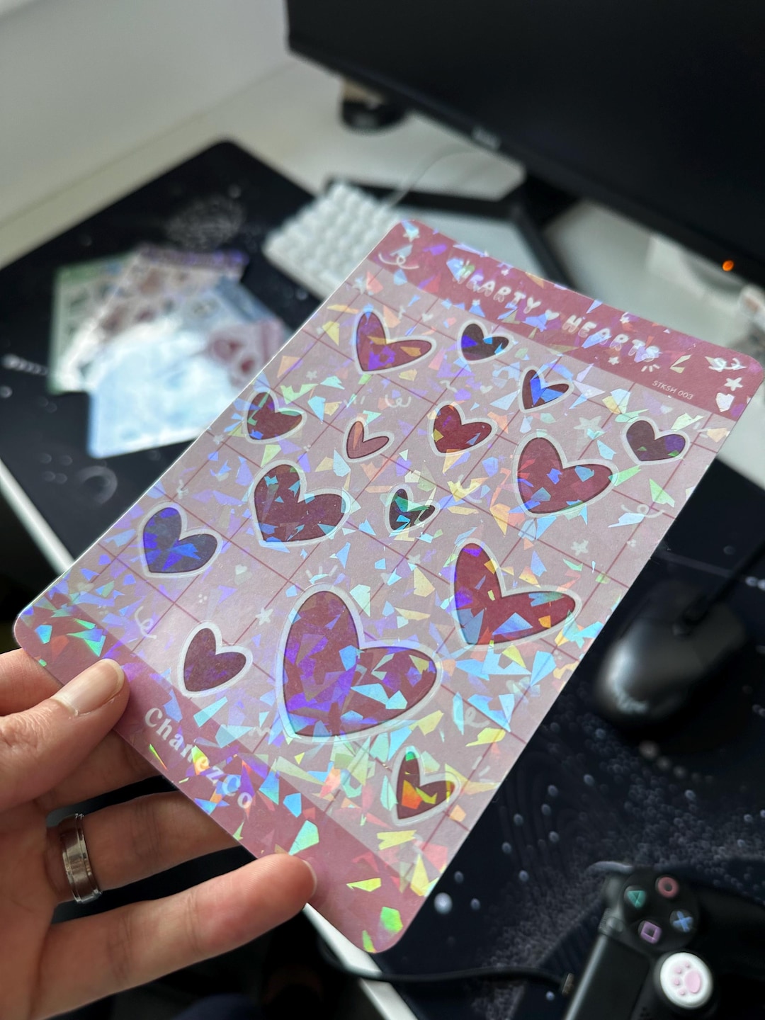HEARTY HEARTS Kawaii Sticker Sheet - Etsy UK