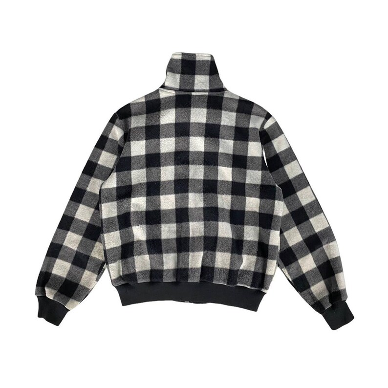 Pacific Trail Y2K Vintage Checkered Fleece Jacket Size Medium (UK 10/12 ...