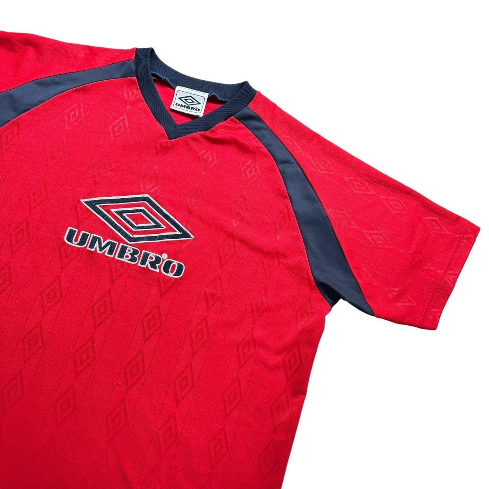 Umbro Y2K Vintage Red Sports Jersey Top With Logo Size XL - Etsy