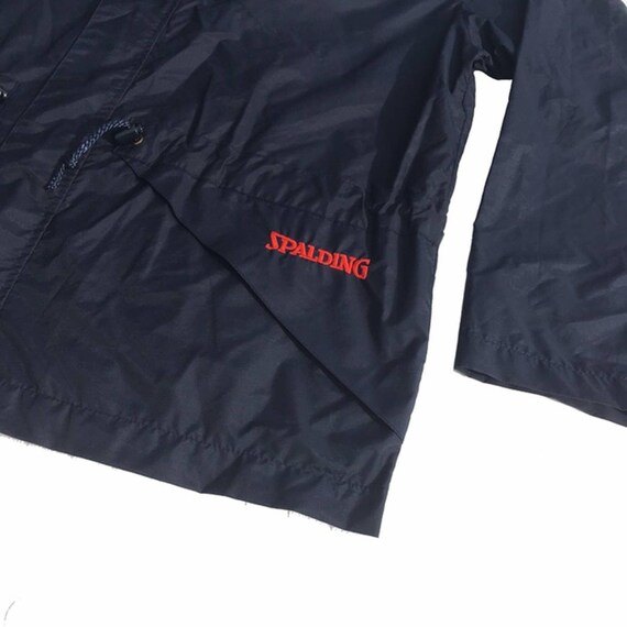 Spalding, 90s vintage windbreaker jacket, navy blue, … - Gem