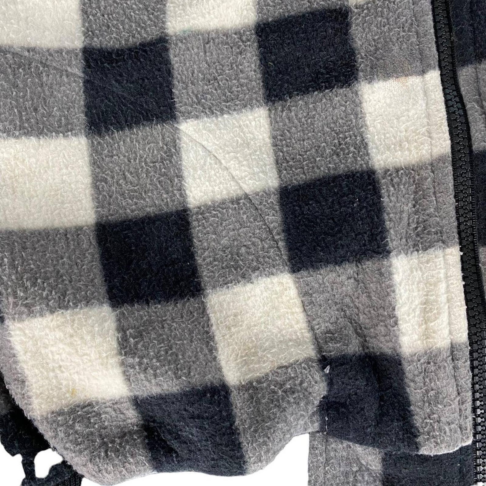 Pacific Trail Y2K Vintage Checkered Fleece Jacket Size Medium (UK 10/12 ...