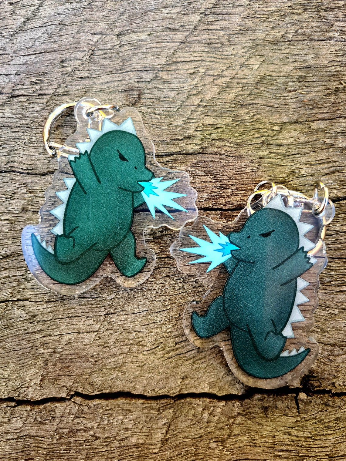 Kaiju Babyzilla | Baby Mothra Acrylic Charm - Etsy