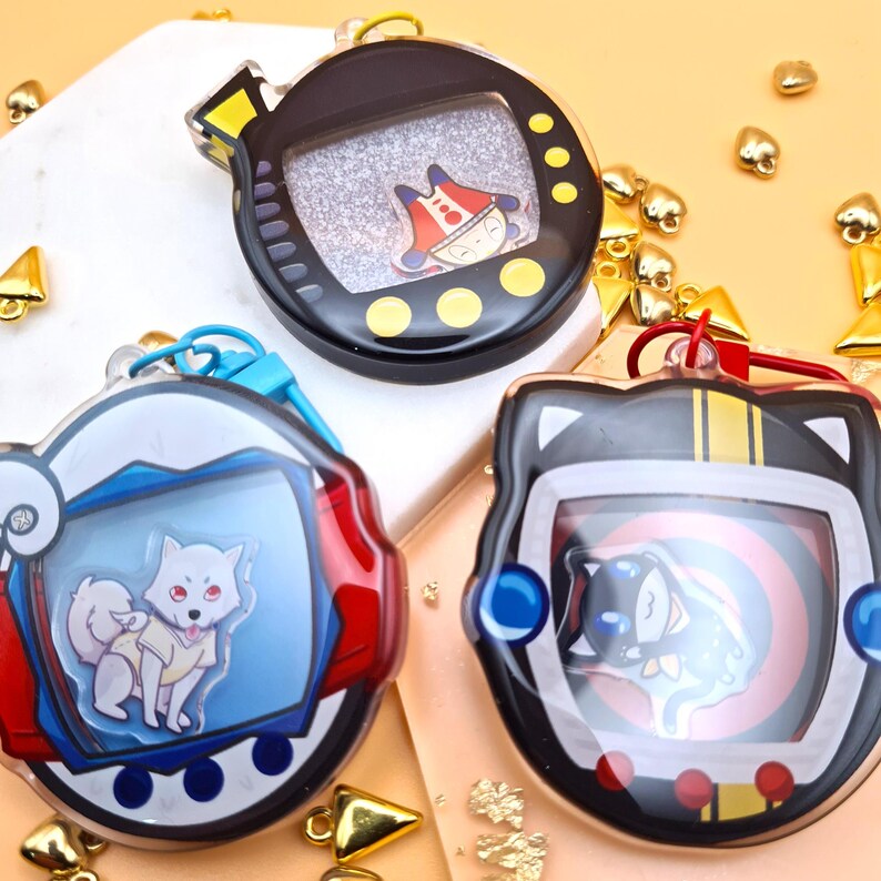 Persona P3 Koromaru | P4 Teddy | P5 Morgana Tamagotchi Shaker ...
