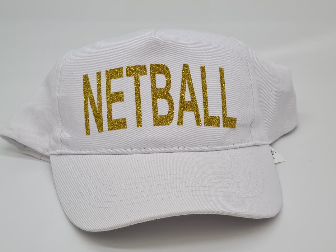Netball Cap, Netball Cap With Glitter Wording - Etsy