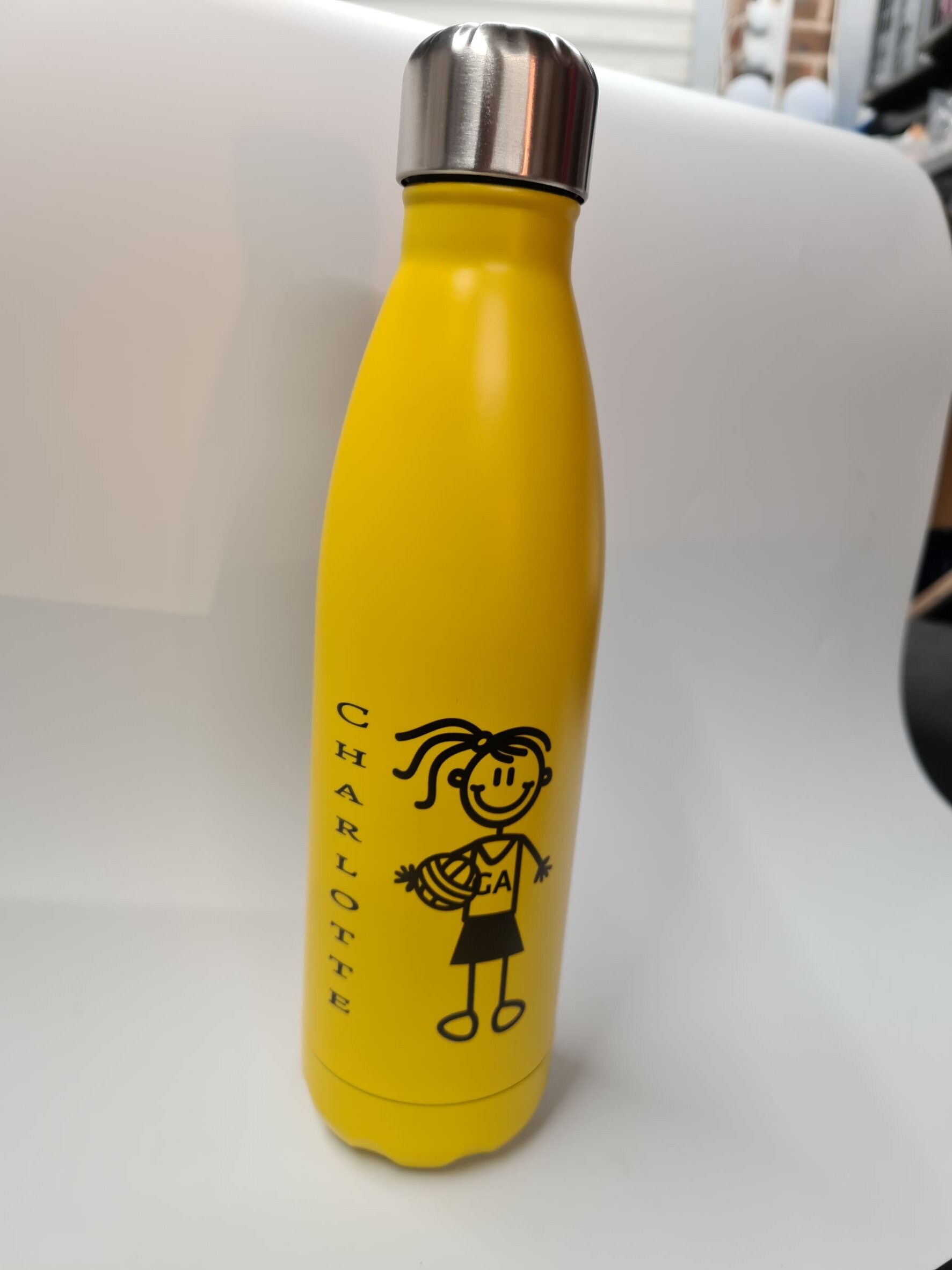 Netball Water Bottle , Netball Personalised Water Bottle , Netball Gift ...