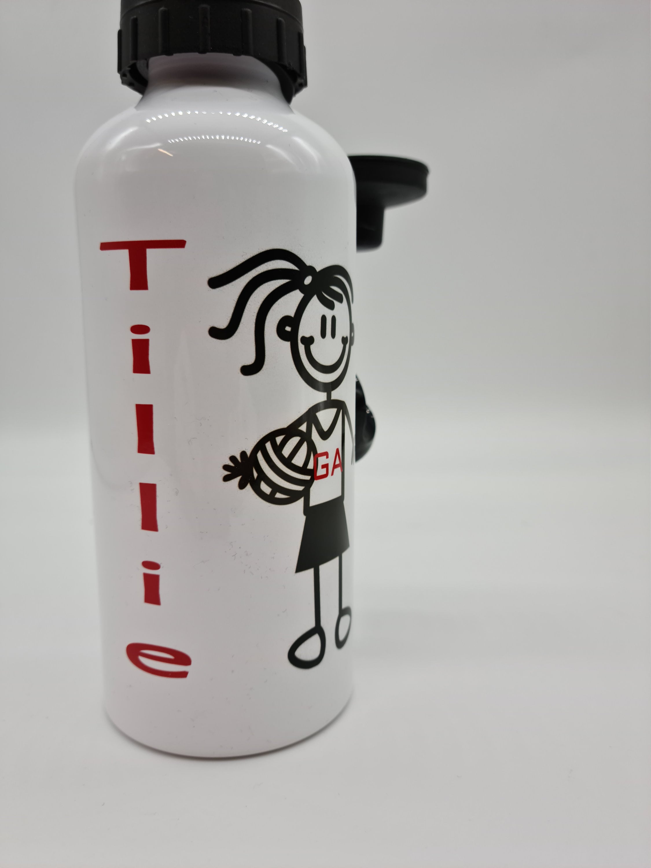 Netball Water Bottle, Personlaised Netball Water Bottle, Netball Gifts ...