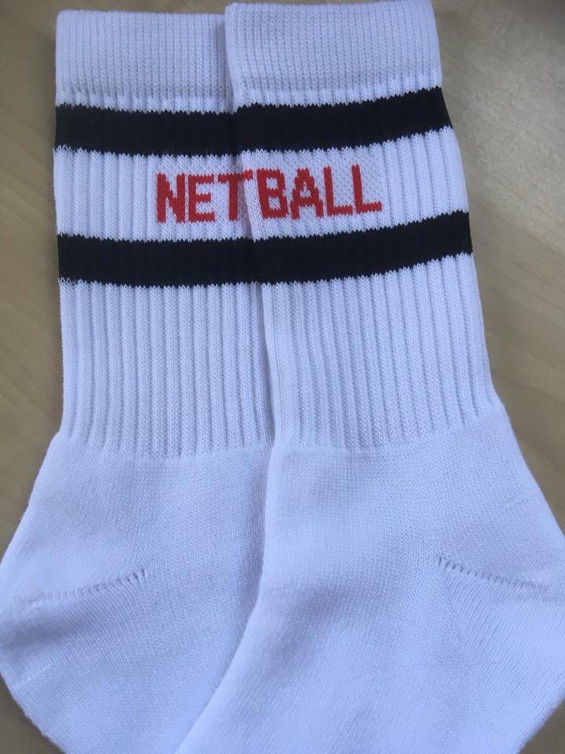 Netball Socks sports Socks Sports Socks With Wording - Etsy