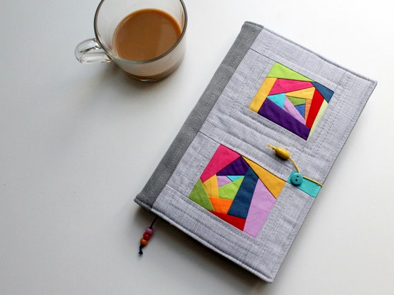 Textile Book Sleeve Fabric Book Cover Cotton Book Case - Etsy