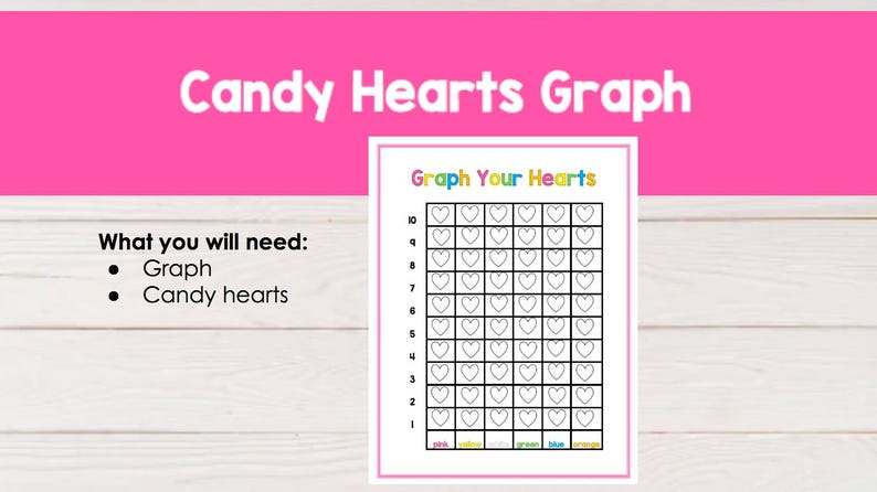 Candy Conversation Hearts Graph - Etsy