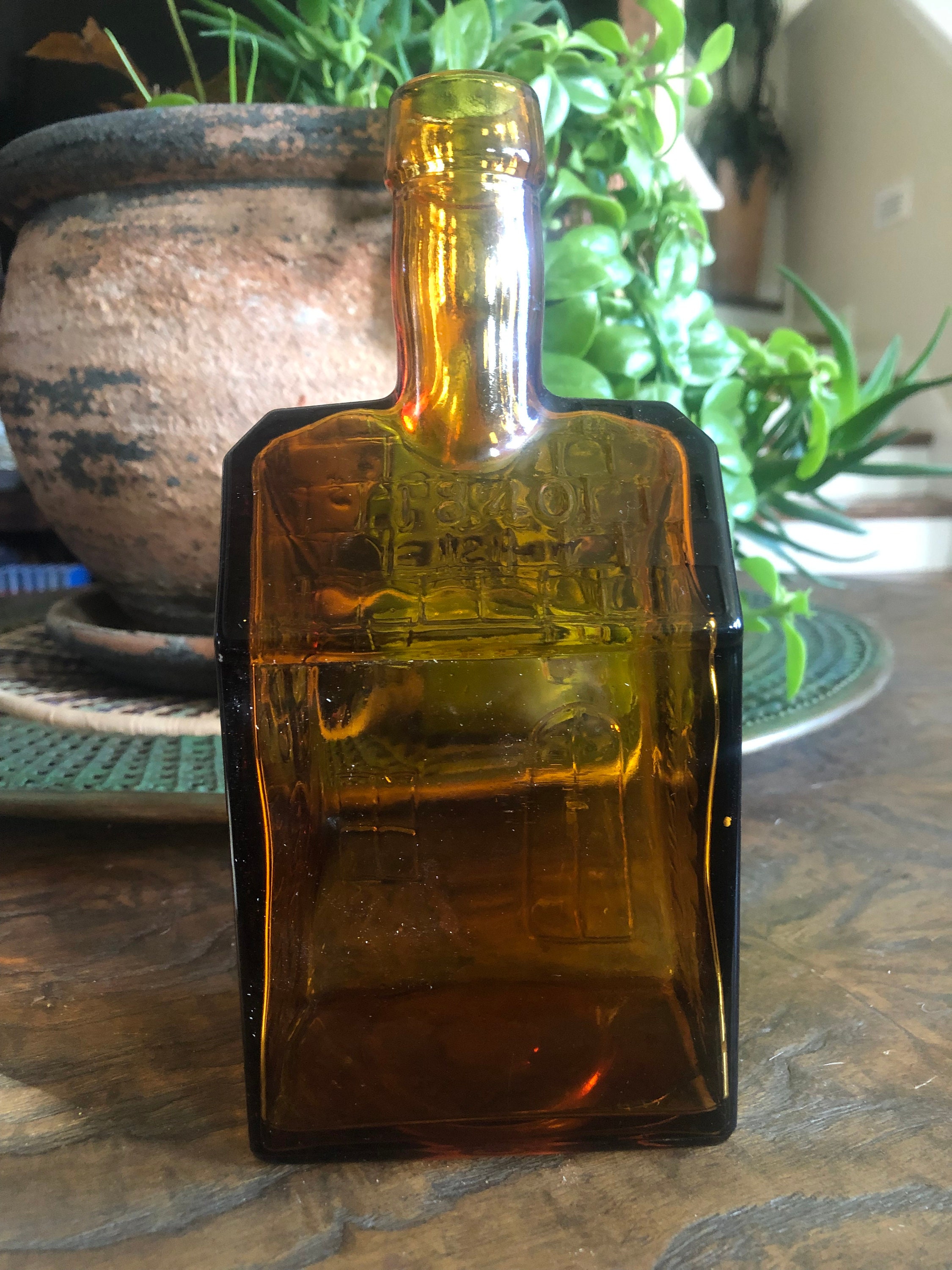 Vintage Wheaton Glass Liquor Decanter, EC Booz’s Old Cabin Whiskey - Etsy