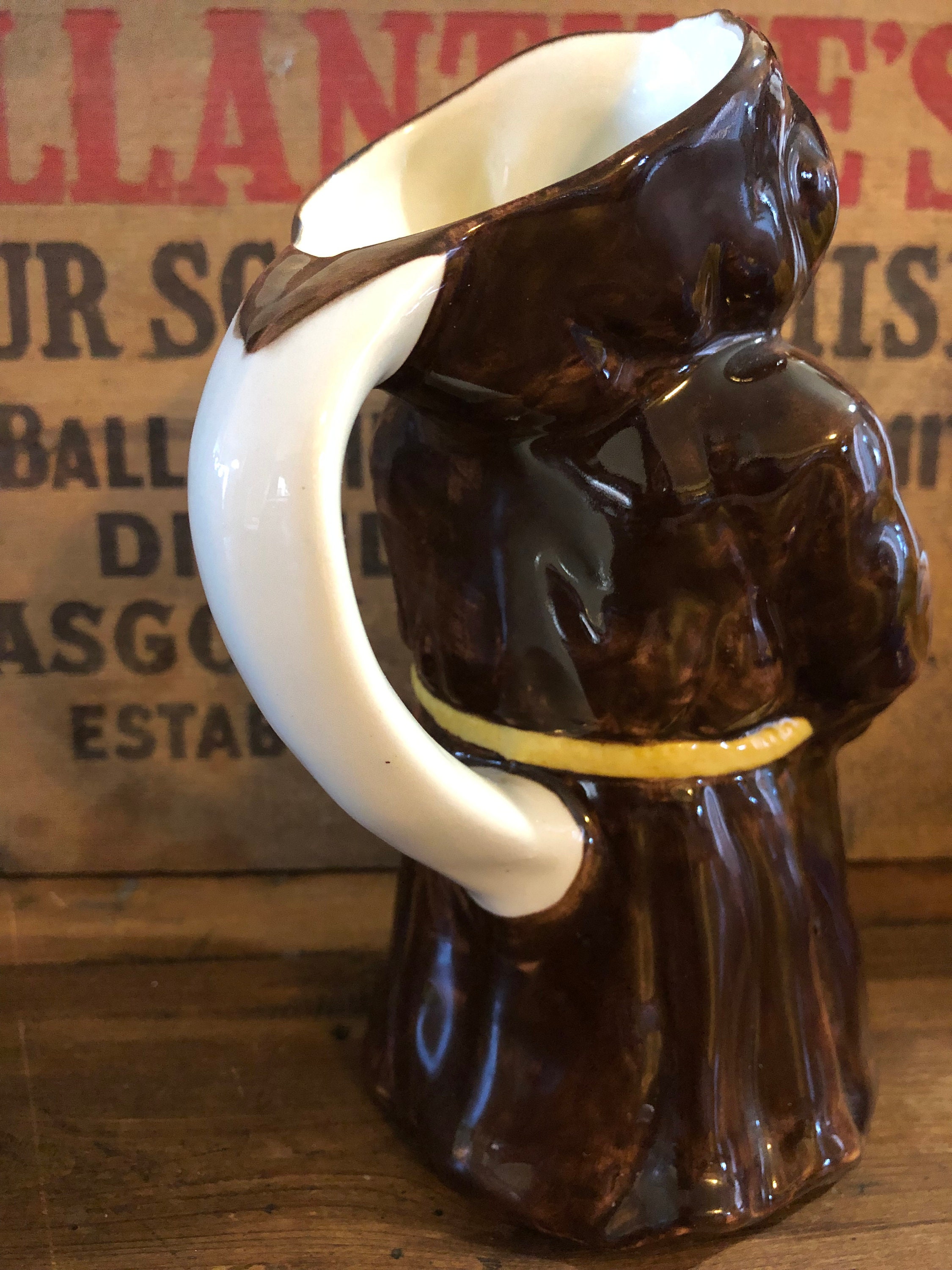 Original Roy Kirkham Friar Tuck Toby Character Pottery Jug Hand Painted ...