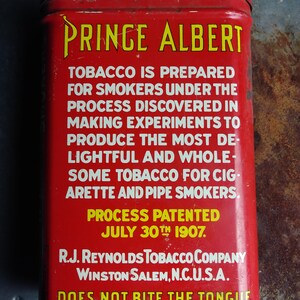 Prince Albert Collectible Tobacco Advertising Tin - Etsy