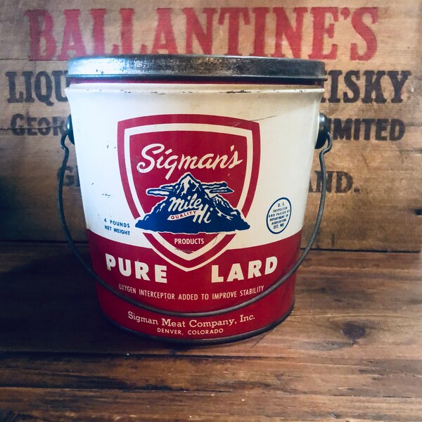 Lard Tin - Etsy