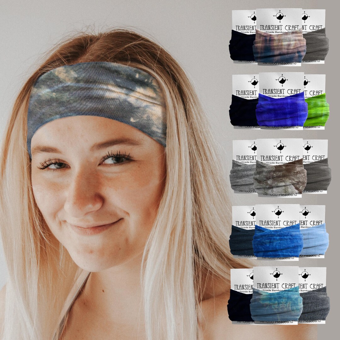 3 Pack Bamboo Headband Pick a Color Combo Natural Organic Headband - Etsy