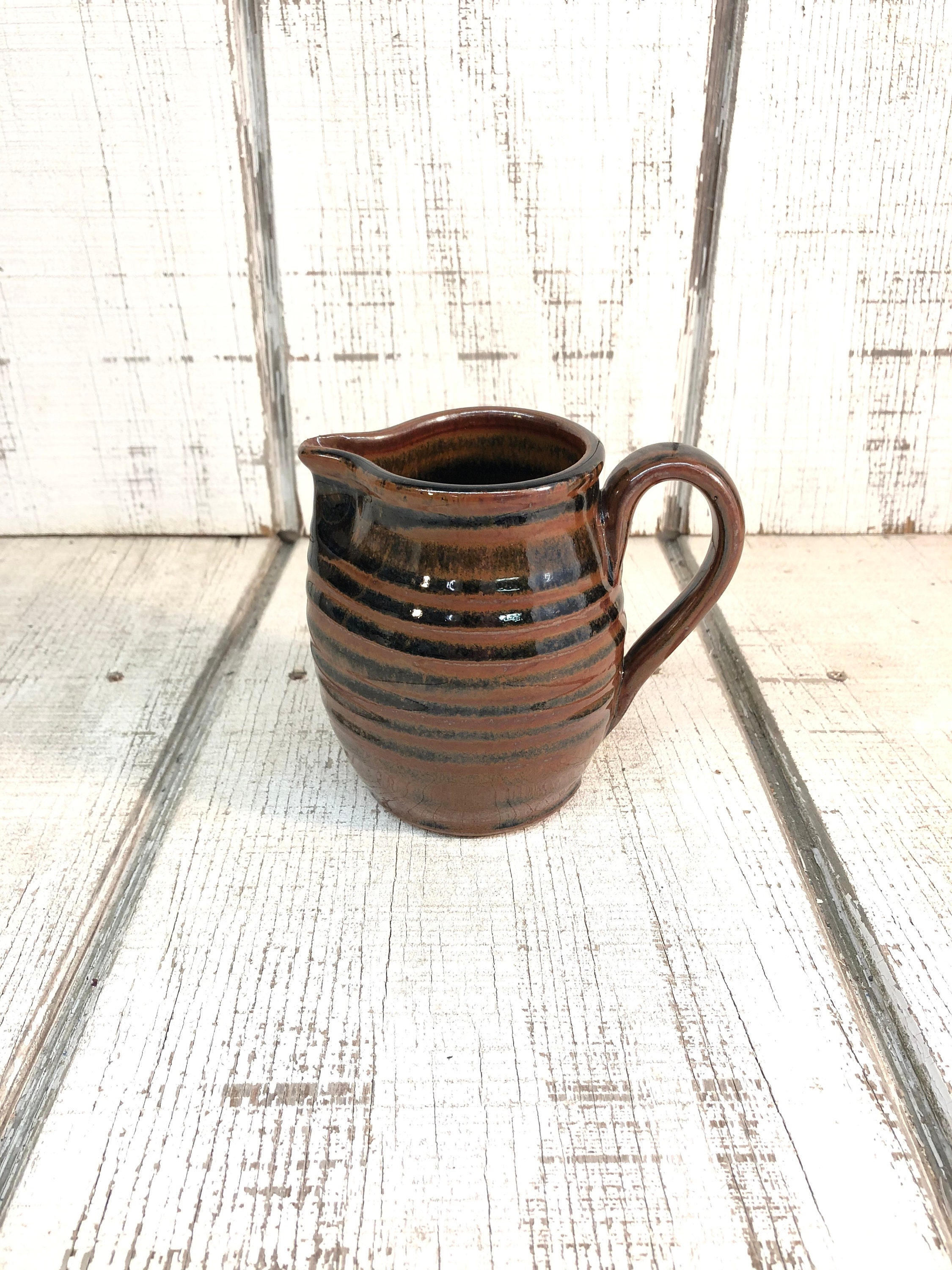 Wood Fired Pottery Cream Pitcher Handmade Ceramic Creamer - Etsy Österreich