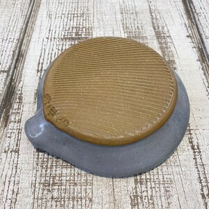 Gray Handmade Pottery Spoon Rest, Cooking, Kitchen Organization, Decor ...