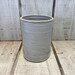 White Handmade Pottery Large Utensil Holder Stoneware Vase - Etsy