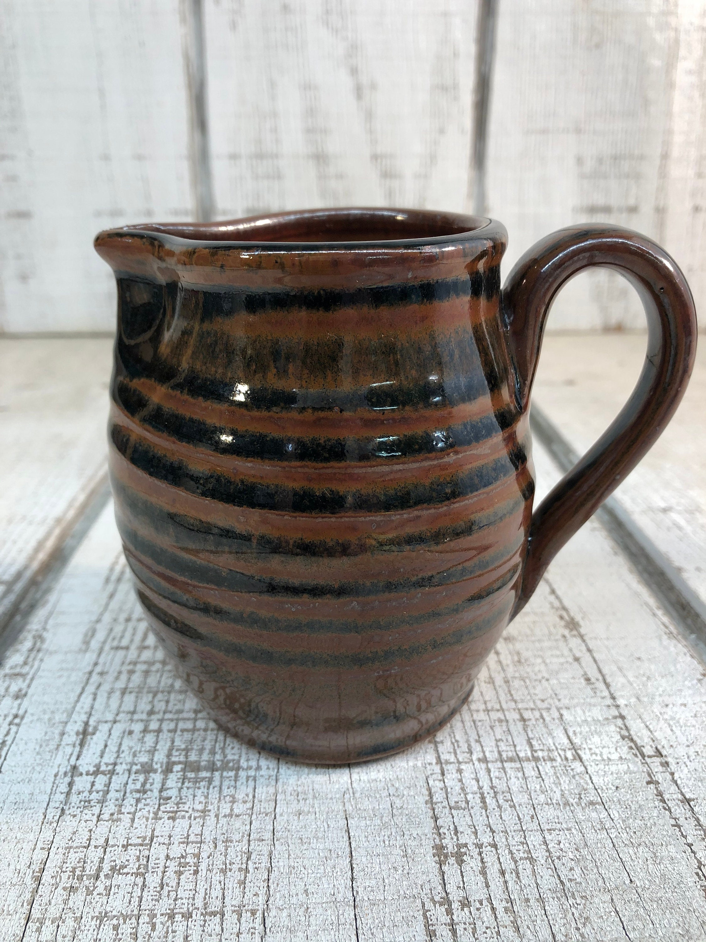 Wood Fired Pottery Cream Pitcher Handmade Ceramic Creamer - Etsy Österreich