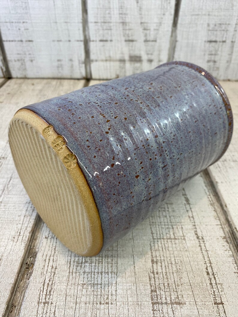 Handmade Pottery Large Utensil Holder Stoneware Vase Ceramic | Etsy