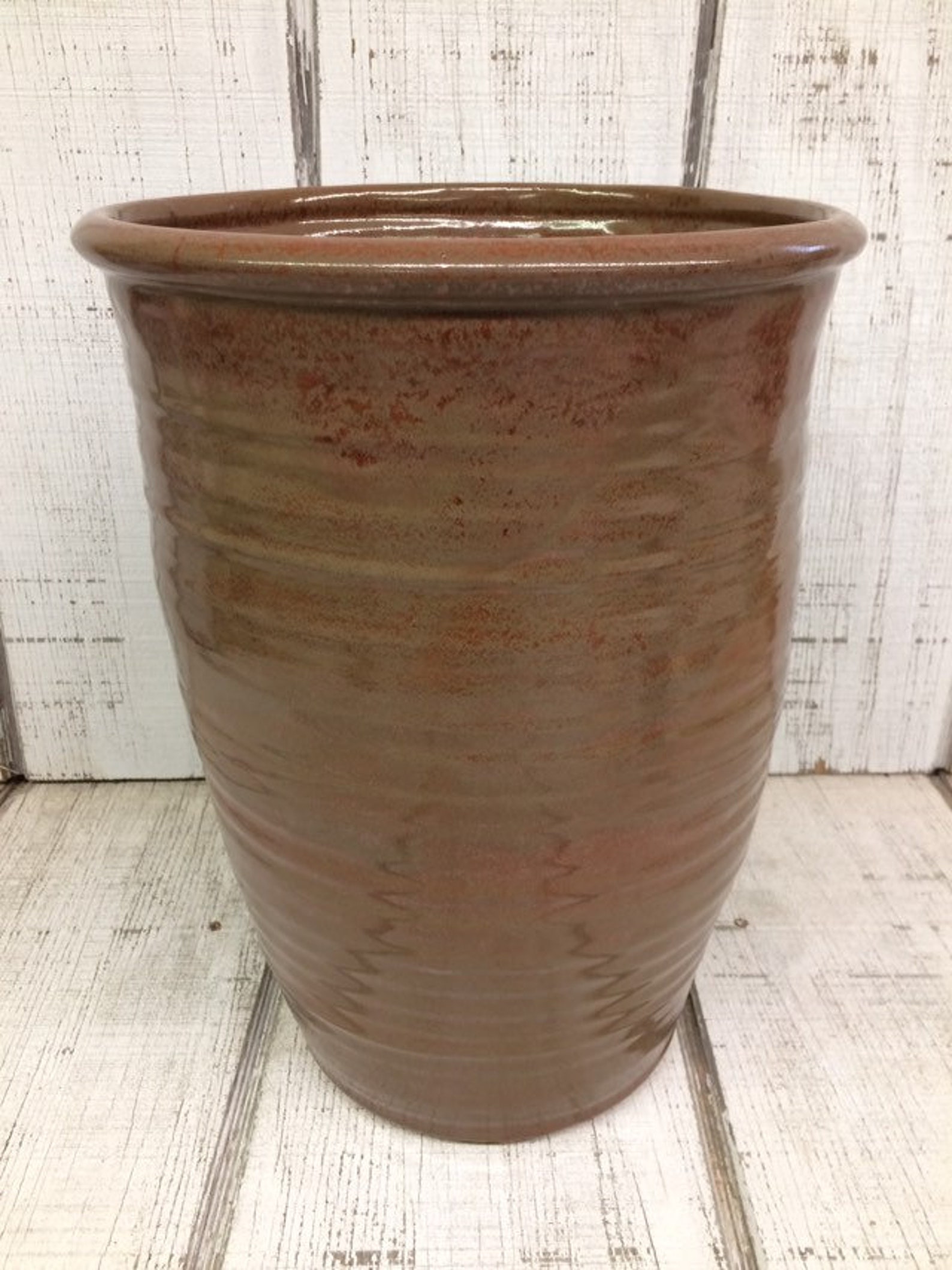 Handmade Large Pottery Vase Stoneware Crock Decor Ceramic - Etsy