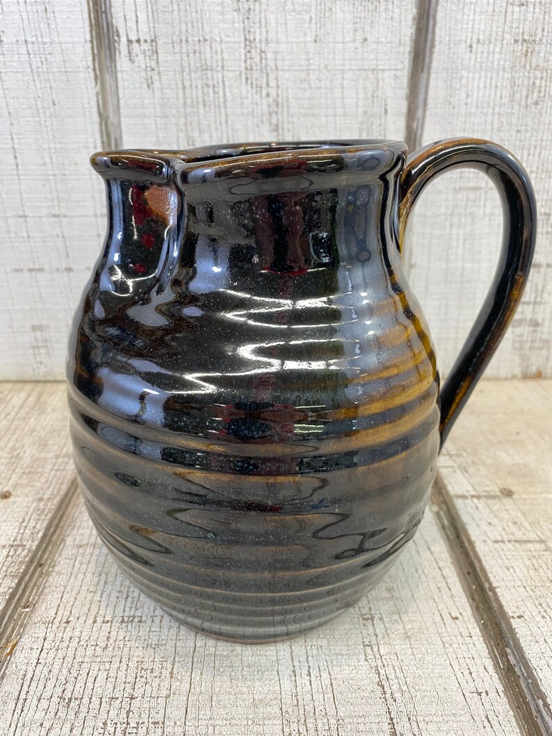 Wood Fired Pottery Pitcher Handmade Ceramic Pourer Baptism - Etsy