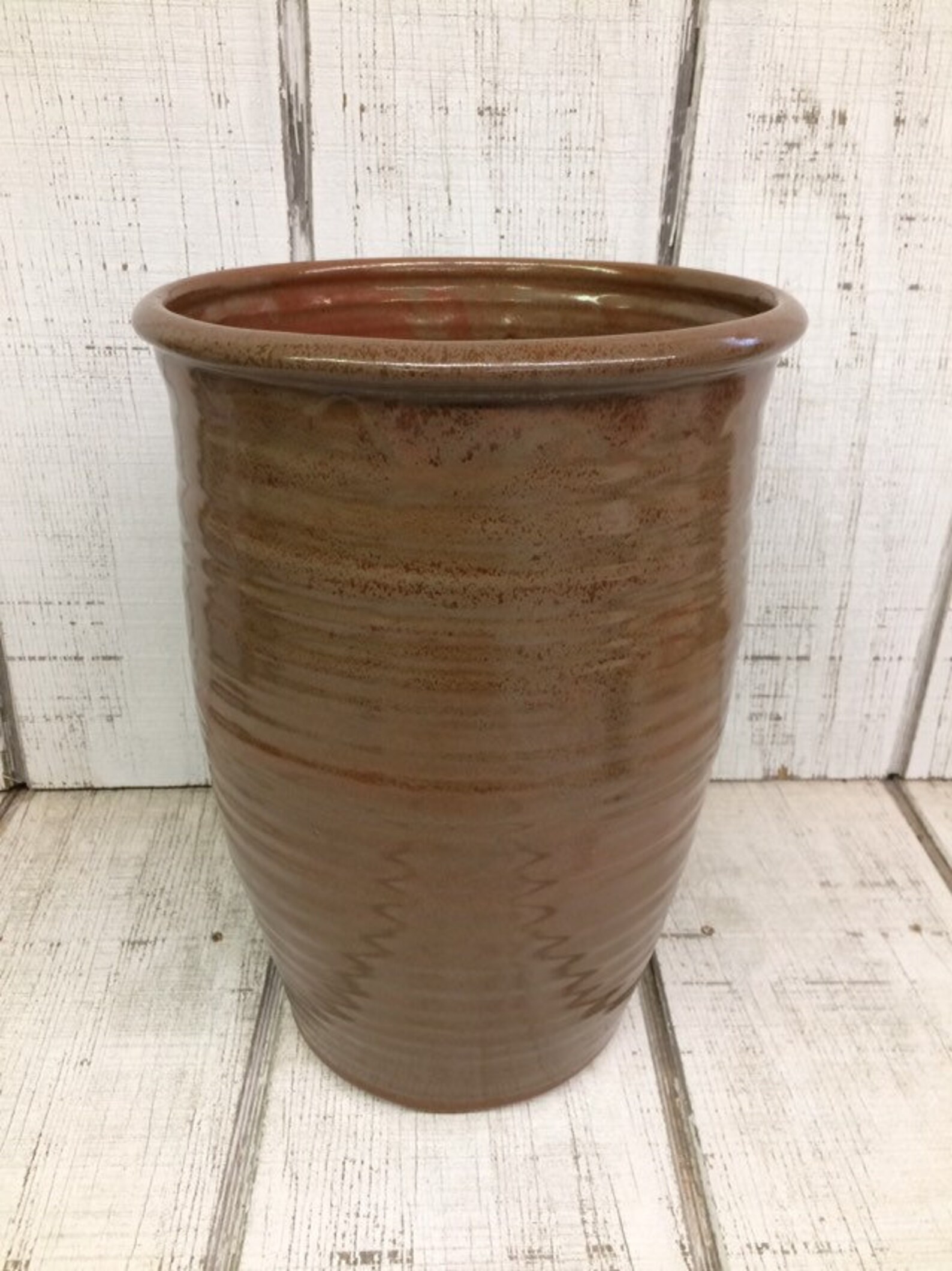 Handmade Large Pottery Vase Stoneware Crock Decor Ceramic - Etsy