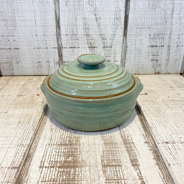 Pottery Casserole Dish With Lid - Etsy