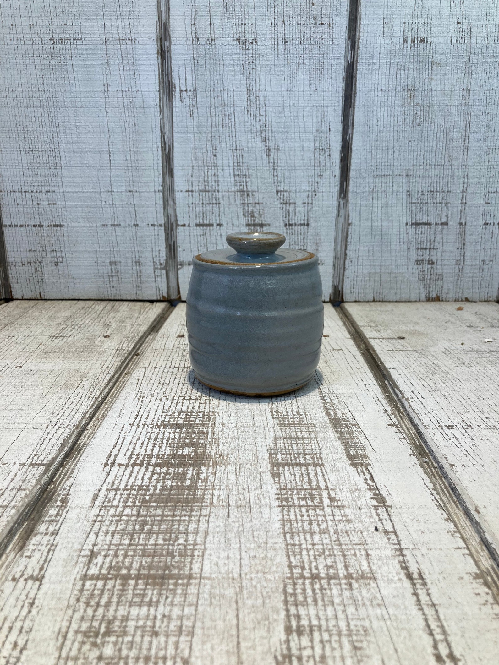 Gray Glazed Handmade Stoneware Pot Lidded Pottery Jar - Etsy