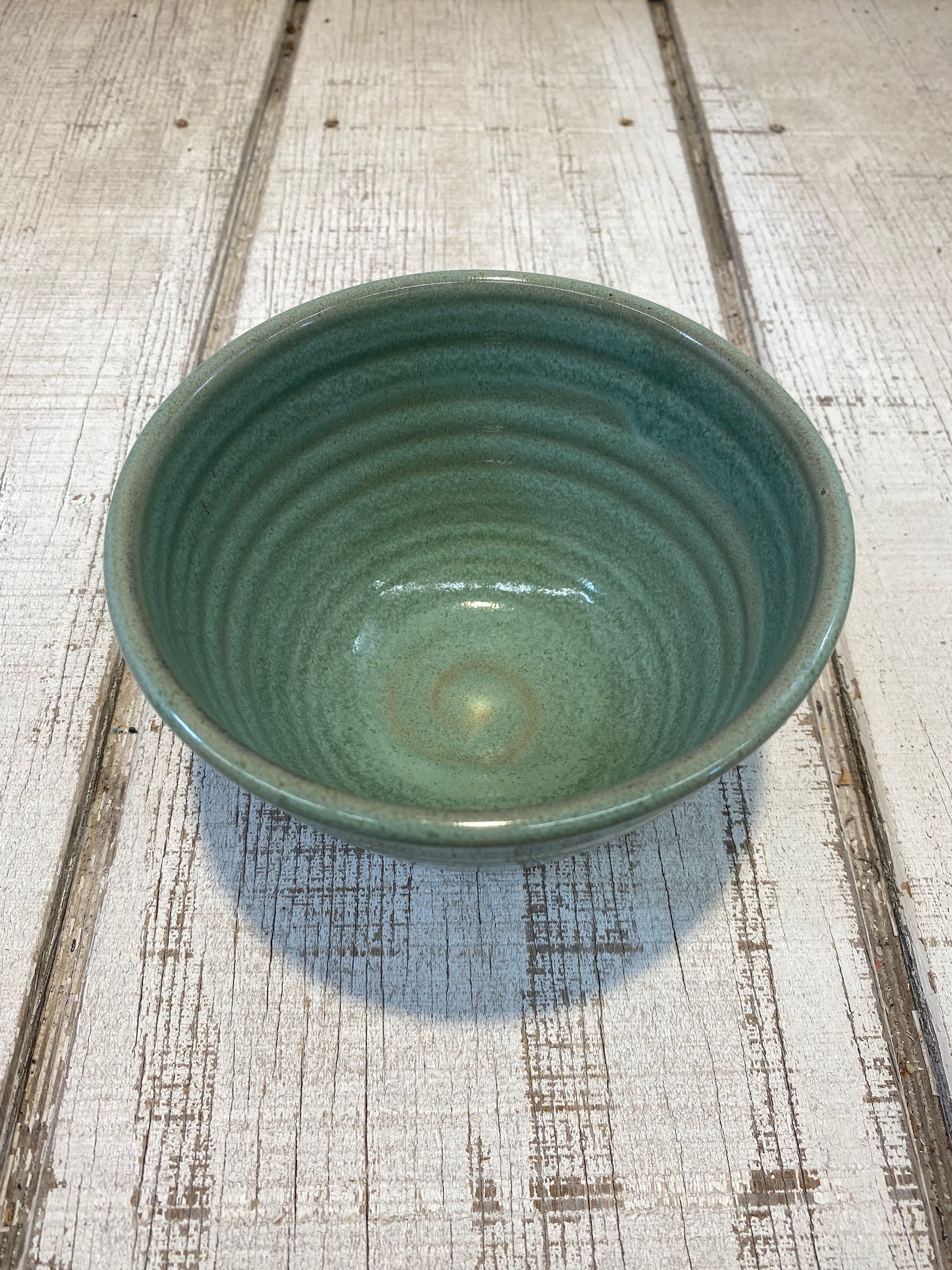 Green Handmade Pottery Stoneware Bowl Soup Cereal Oatmeal - Etsy