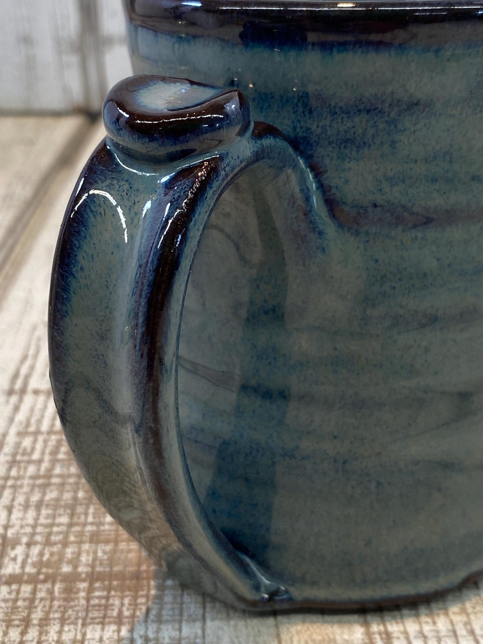 Large Blue Handmade Pottery Mug, Coffee, Hot Chocolate, Beer, Tea ...