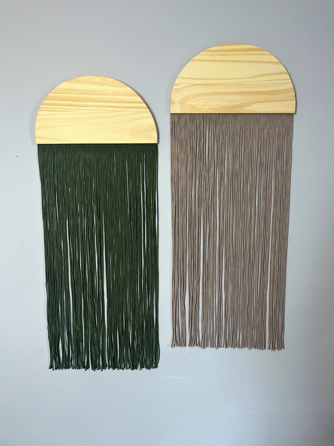 Half Moon Wall Decor, Half Moon Fiber Art, Half Moon Wall Art - Etsy