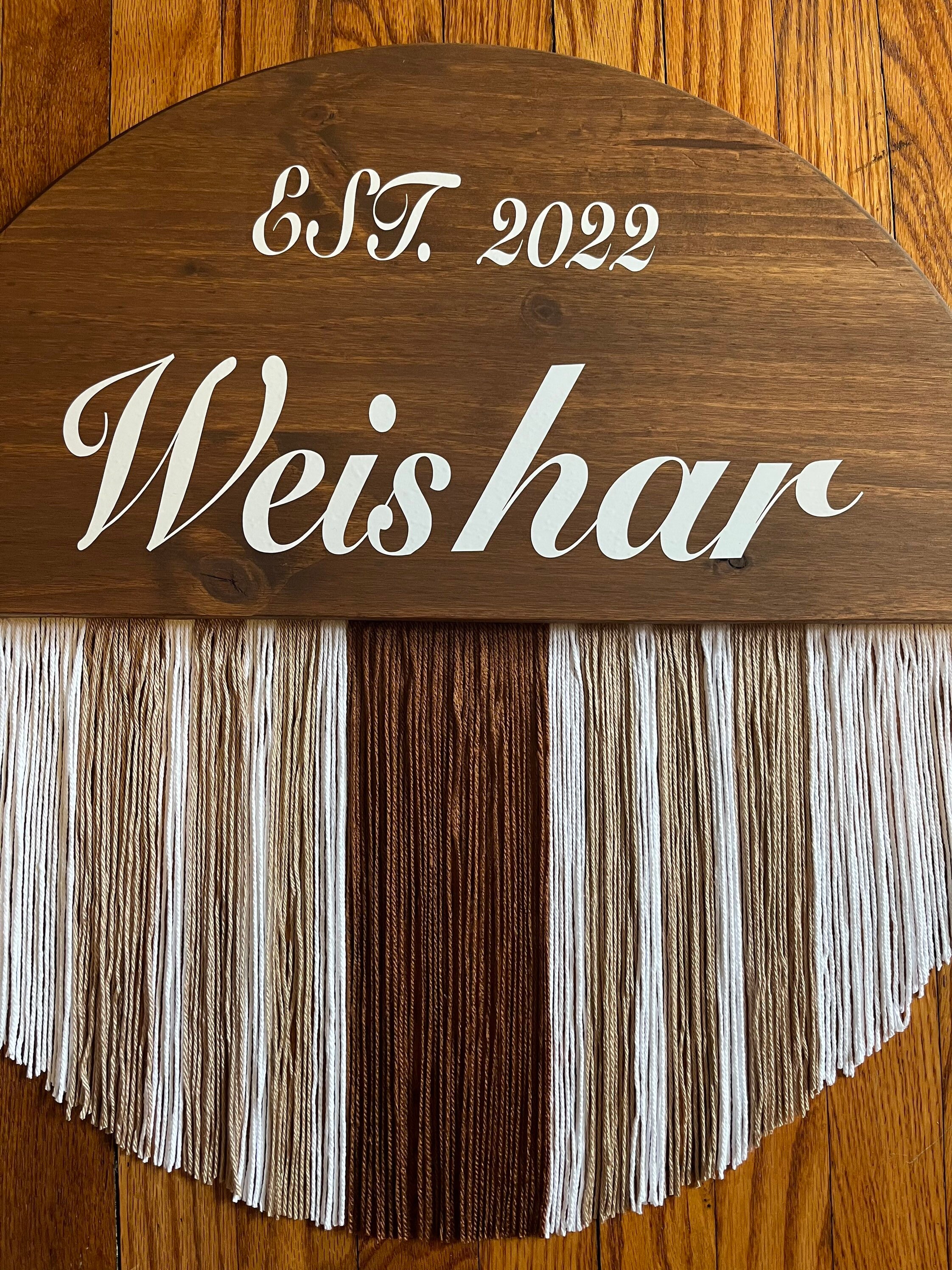 Half Moon Decor Half Circle Wall Art Boho Custom Wedding - Etsy