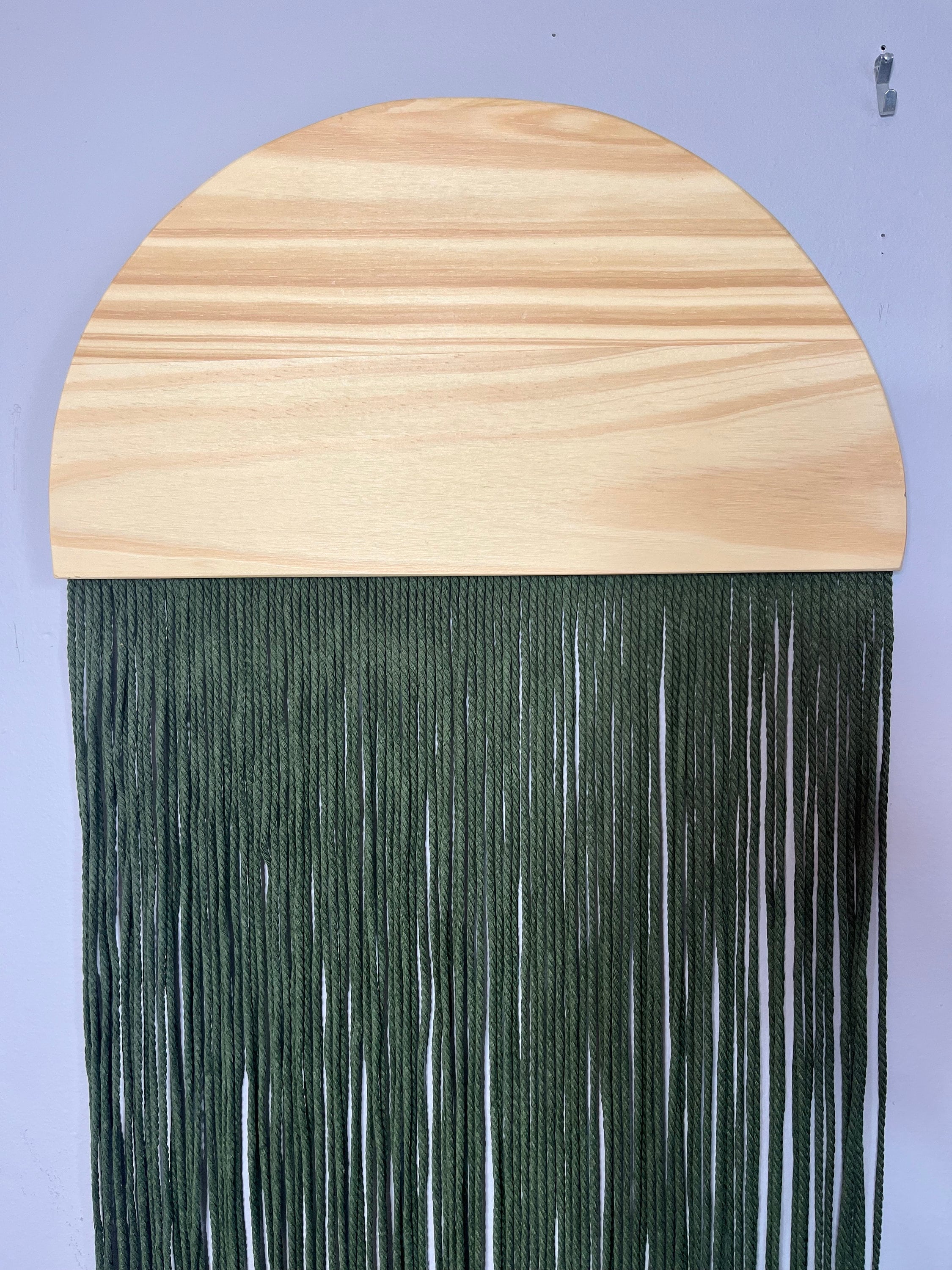 Half Moon Wall Decor, Half Moon Fiber Art, Half Moon Wall Art - Etsy