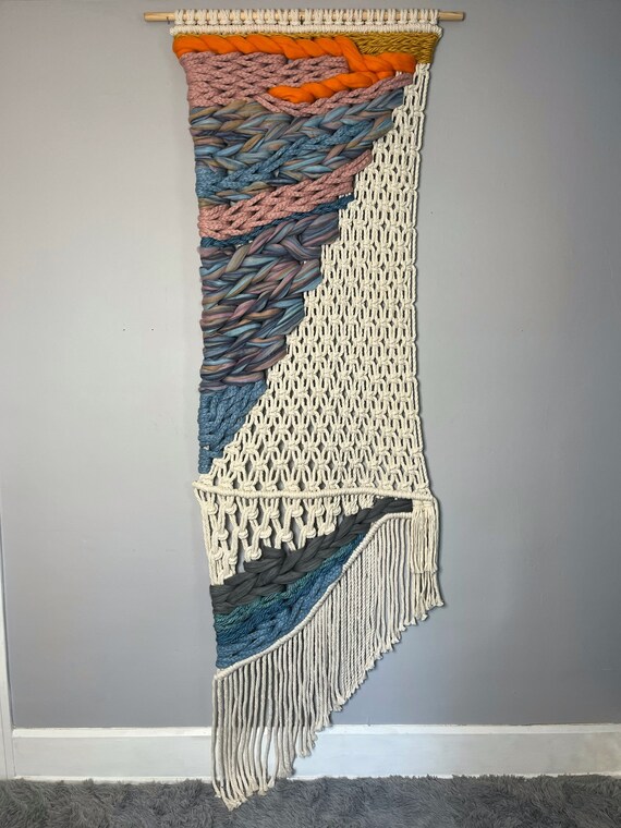 Sunset Macrame Wall Hanging - Etsy