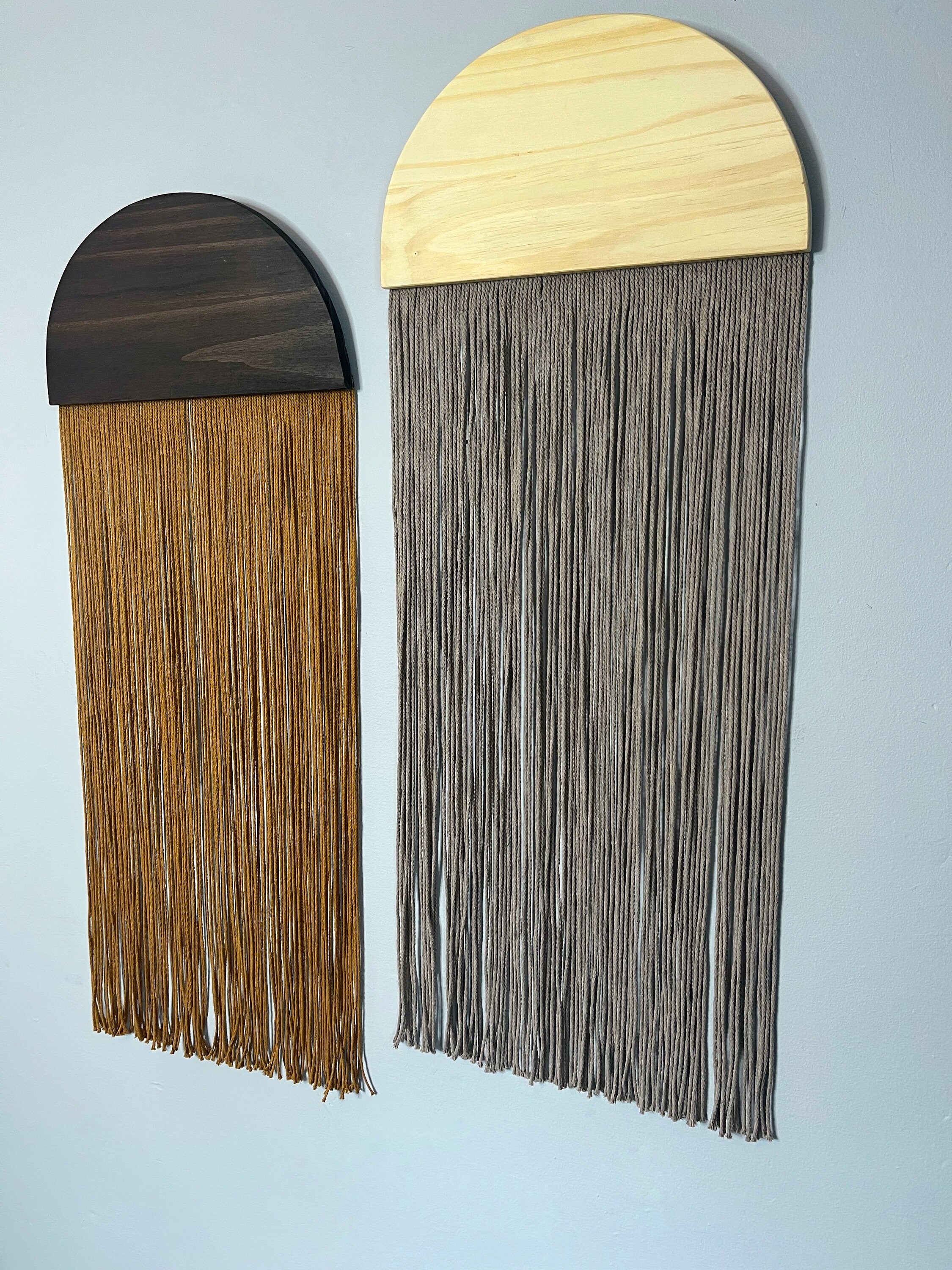 Half Moon Wall Decor, Half Moon Fiber Art, Half Moon Wall Art - Etsy