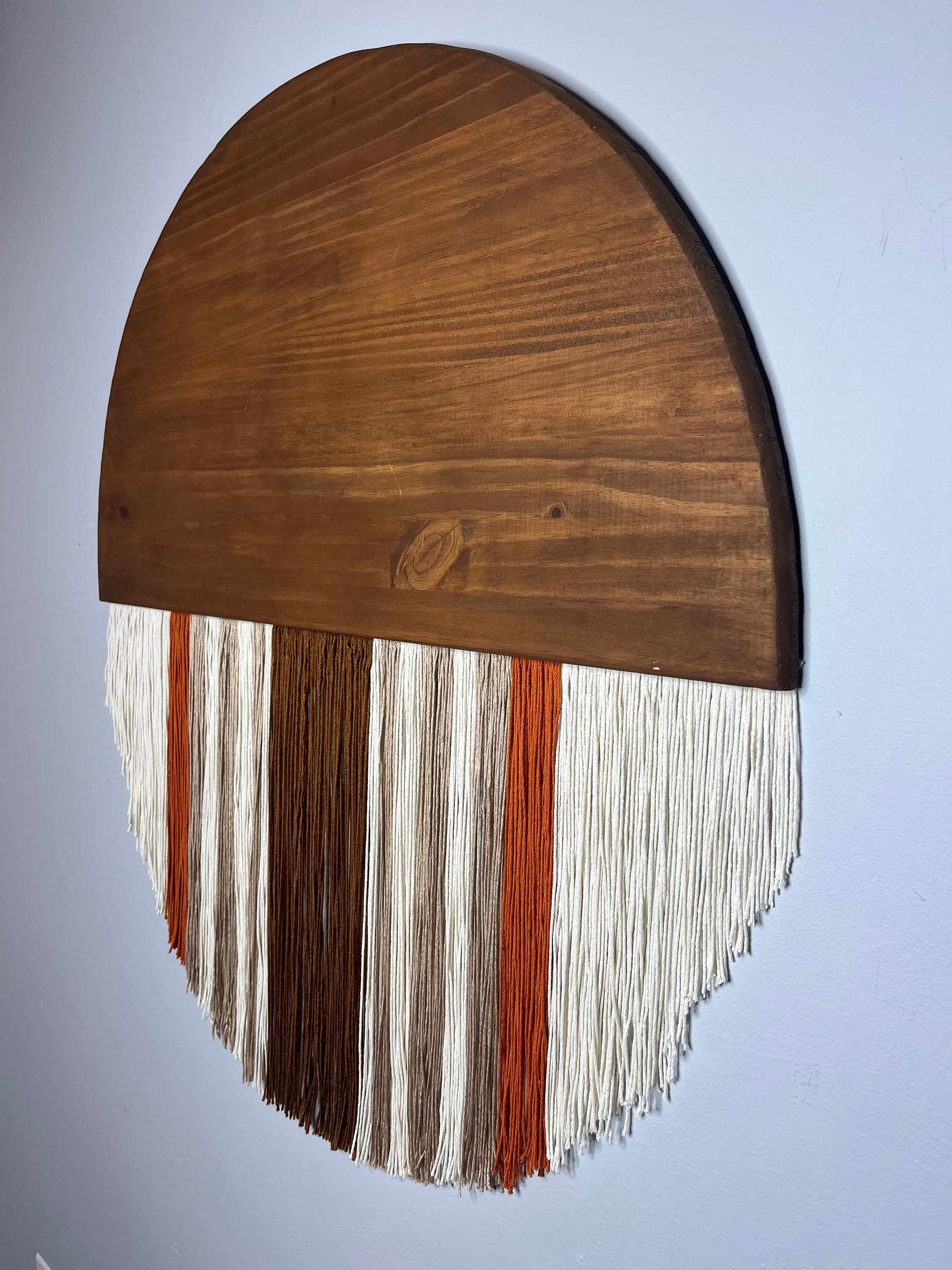 Half Moon Decor, Half Circle Wall Art, Boho, Macrame Wall Hanging, Half ...