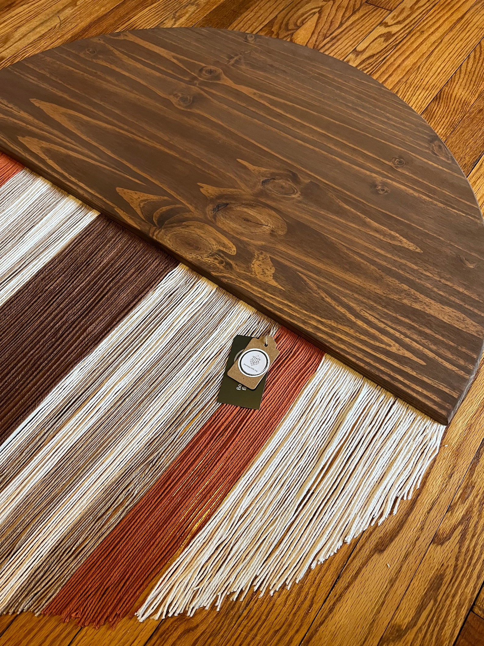 Half Moon Decor Half Circle Wall Art Boho Macrame Wall - Etsy