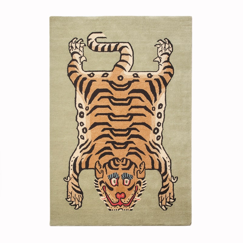Tiger Carpet - Etsy