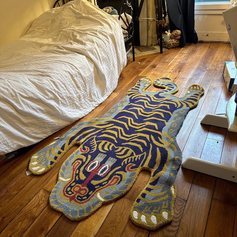 Blue Tibetan Rug - Etsy